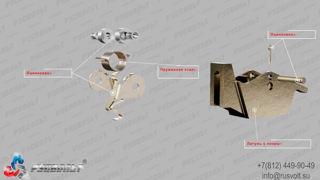 Щеткодержатель ДТнПк 2/25x32 симметричный - чертеж 1РВ.100.374 ГЧ