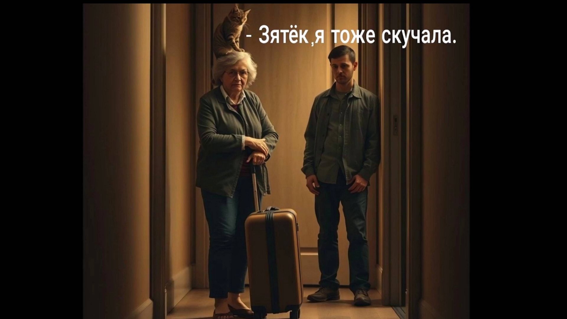 ТЁЩА ПРИЕХАЛА ЖИТЬ КО МНЕ. МАЛЬЧИКАМ СНИТСЯ ТЁЩА. Смешно и забавно, рассказывает живой голос.