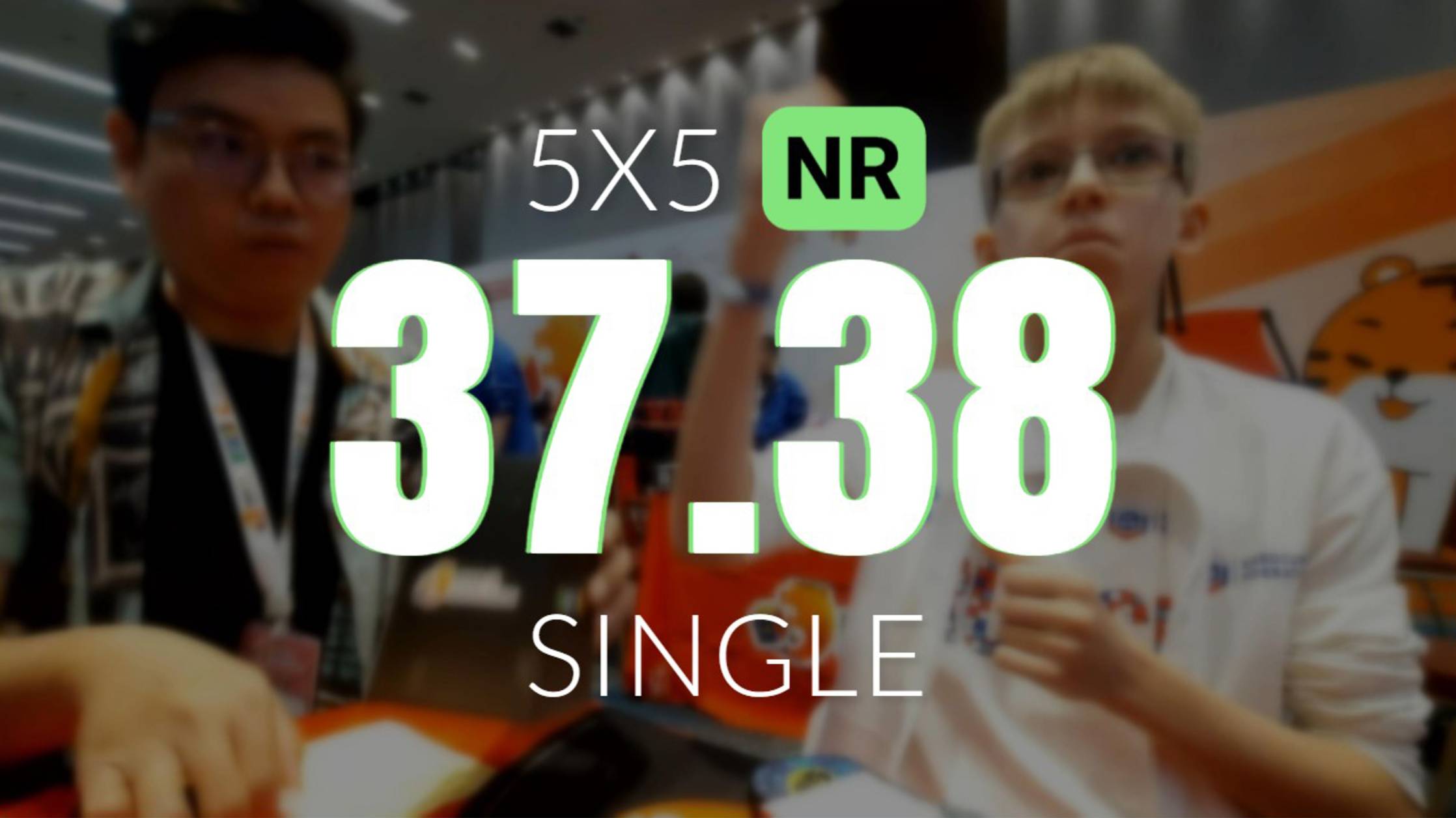NR [37.38] 5x5 Single |WR7/ER2| // Rubik's WCA Asian Championship 2024