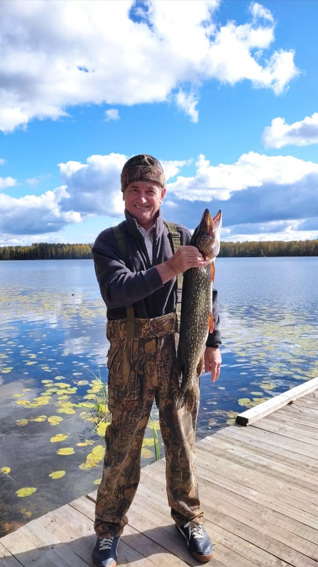 Лодочный мотор своими руками и щучка на 4,7кг от моего Крестного с Марий Эл