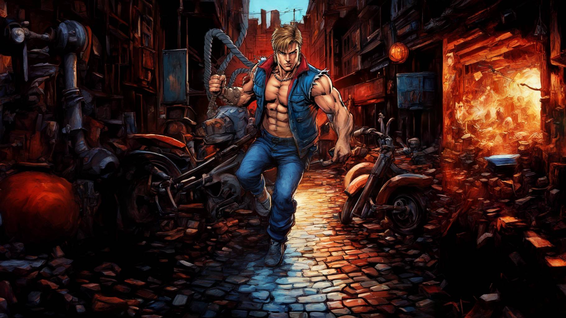 Двойные драконы идут за расплатой - Чёрным воинам не поможет даже лопата. Double Dragon II (Sega).