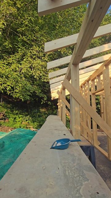 Восьмой день сборки каркасника в Сочи. Компания "Эксо - Лес". www.ecsoles.ru