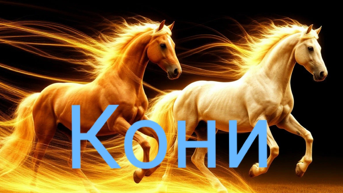 Музыкальная композиция "Кони".