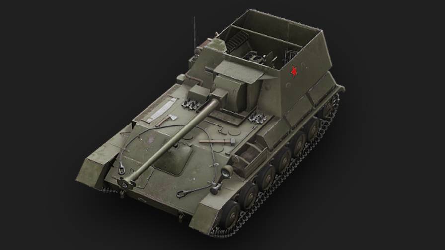 Играю в Tanks Blitz - Бой на советской ПТ-САУ 4 уровня СУ-85Б