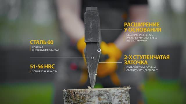 Топоры Denzel серии F