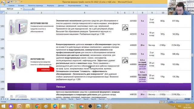 ИНТЕРХИМ  - Общий обзор линейки моющих средств ИНТЕРХИМ для профессионального объектного клининга