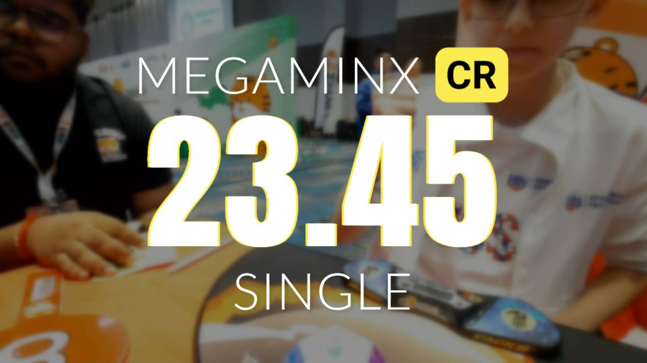 🏆 ER [23.45] Megaminx Single |WR2| // Rubik's WCA Asian Championship 2024