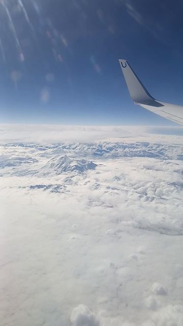 Эльбрус открылся. Путешествие начинается с неба #эльбрус