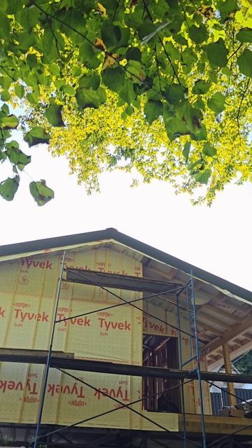 17 й день сборки каркасного дома в Сочи. Компания "Эксо Лес". www.ecsoles.ru