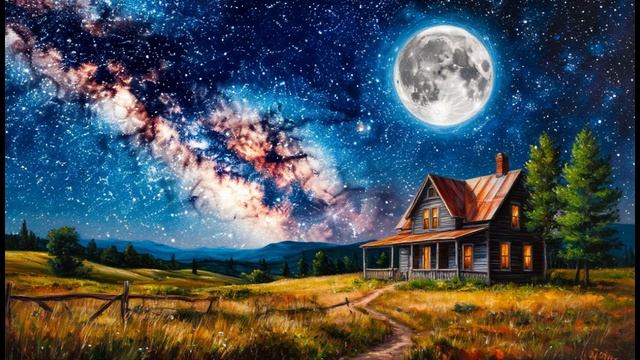 Марина Урусова. Звезды, Млечный Путь, луна