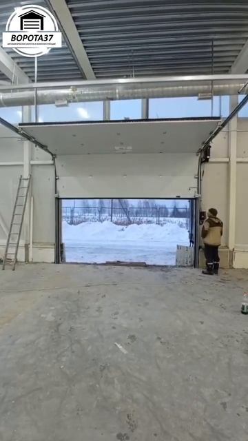 Гаражные ворота Алютех в Иваново #ворота37 #подпишись