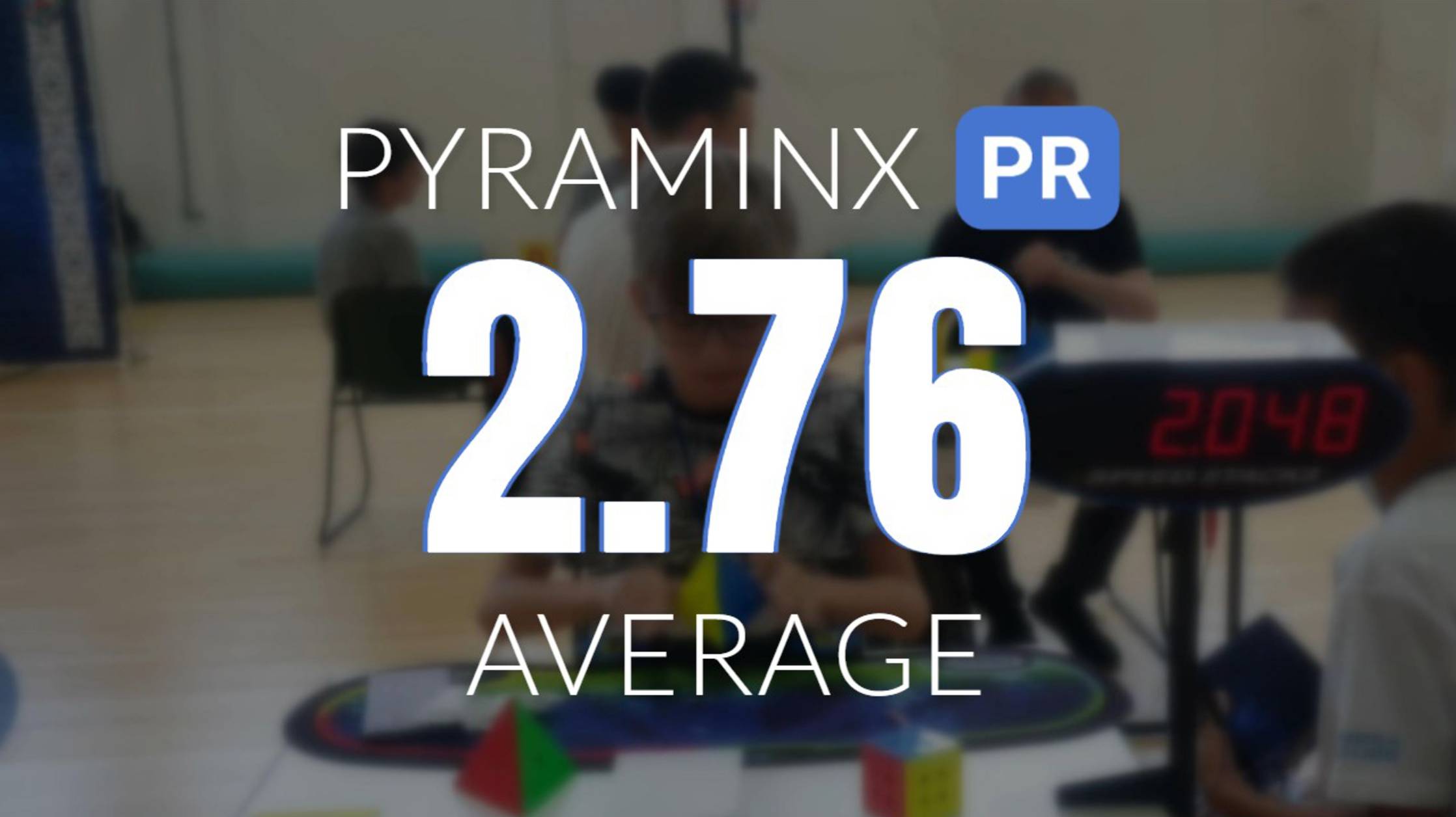 PR [2.76] Pyraminx Average // KSF Open 2023