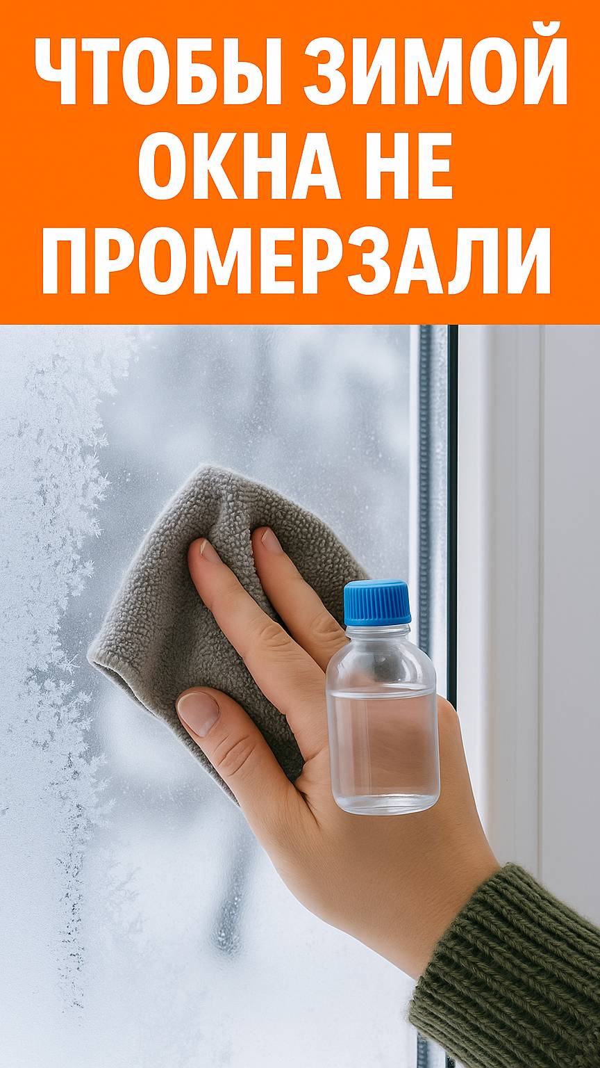 Окна не промерзнут! ❄️ Секрет с глицерином! ✨