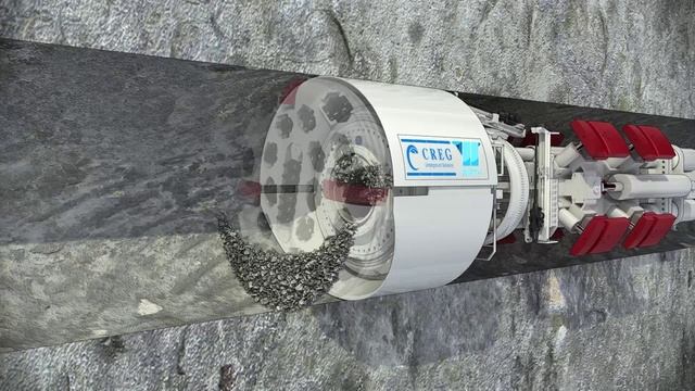 Как разрушают скалы. Тоннель в горах.