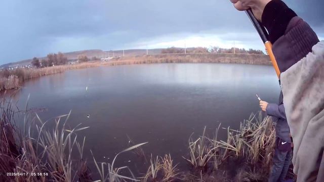 После работы порыбачил на Старице🎣 Рыбачил на маховое удилище🎣