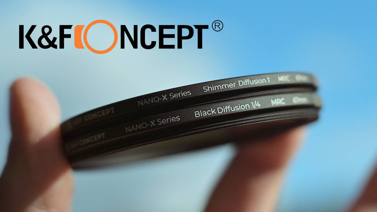 K&F CONCEPT Nano-Xcel Series 1/4 $ Shimmer Diffusion Встроенная ретушь без обработки!