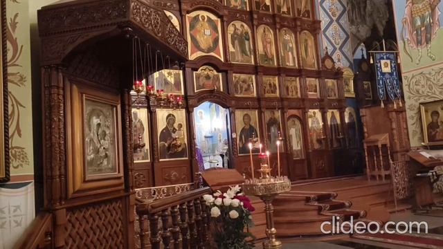 ЧИН ВОЗДВИЖЕНИЯ КРЕСТА НА ВСЕНОЩНОЙ СЛУЖБЕ В КАНУН ПРАЗДНИКА: ДУХОВЕНСТВО И ХОР ИВЕРСКОГО МОНАСТЫРЯ