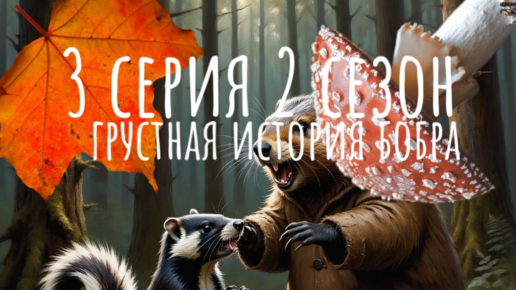грустная история бобра 3 серия 2 сезон сам делал 😂😂😂