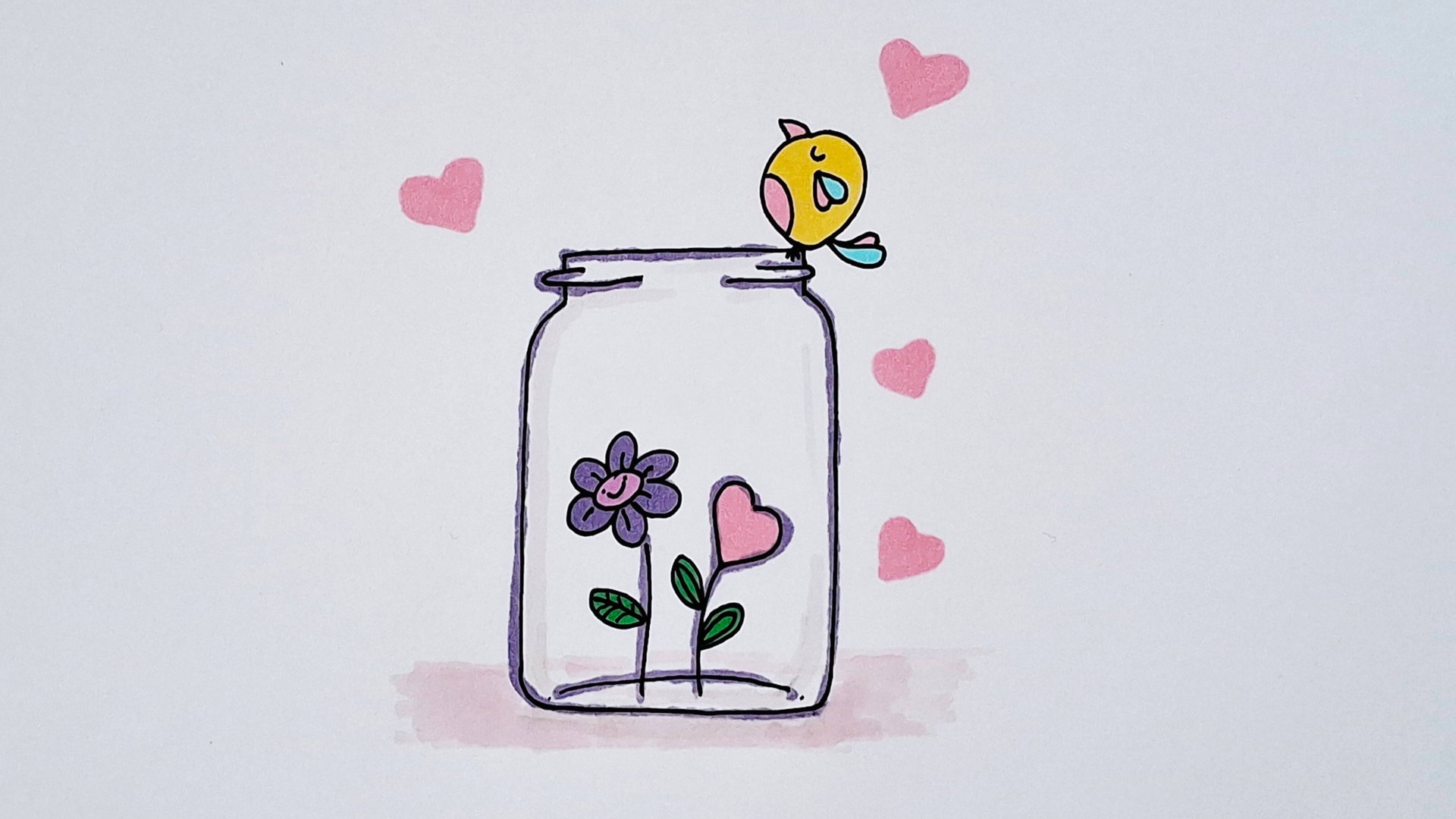 Как нарисовать простой рисунок для срисовки