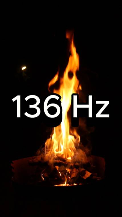 Медитация 136 Гц с костром: Космический покой и уют 🔥🌌