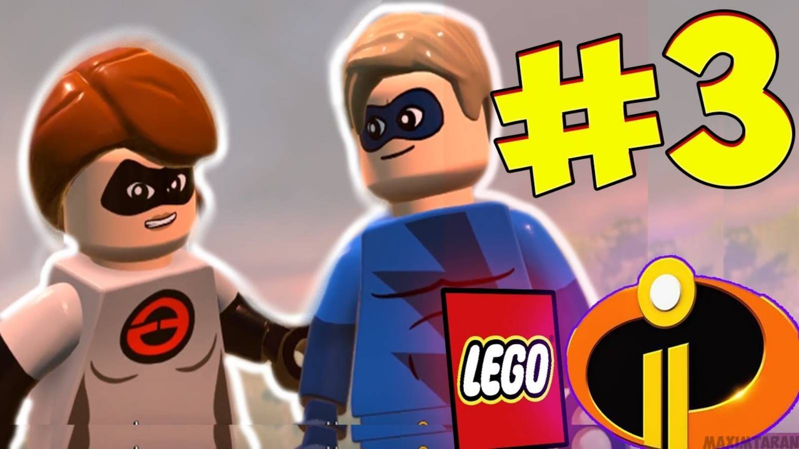 LEGO The Incredibles - Прохождение - Часть 3-  Происшествие с ховерпоездом (без комментариев)