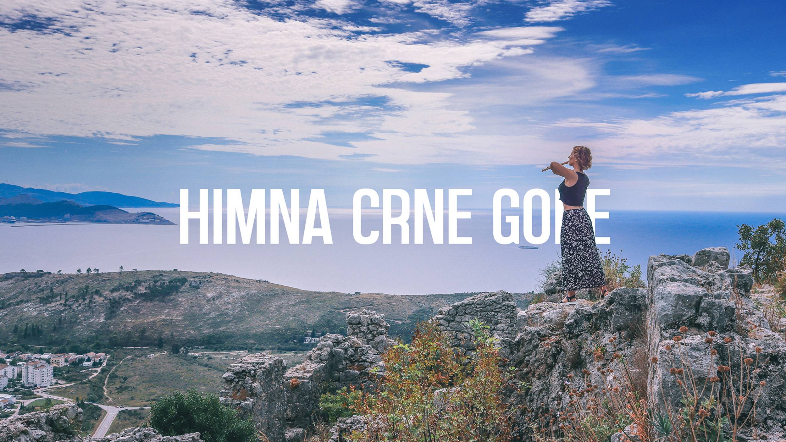 Гимн Черногории на флейте | Красивые виды страны, горы и Адриатическое море