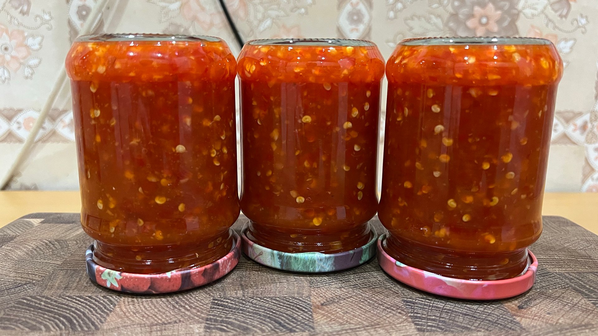 КОНСЕРВАЦИЯ. КИСЛО-СЛАДКИЙ СОУС ЧИЛИ 🌶️