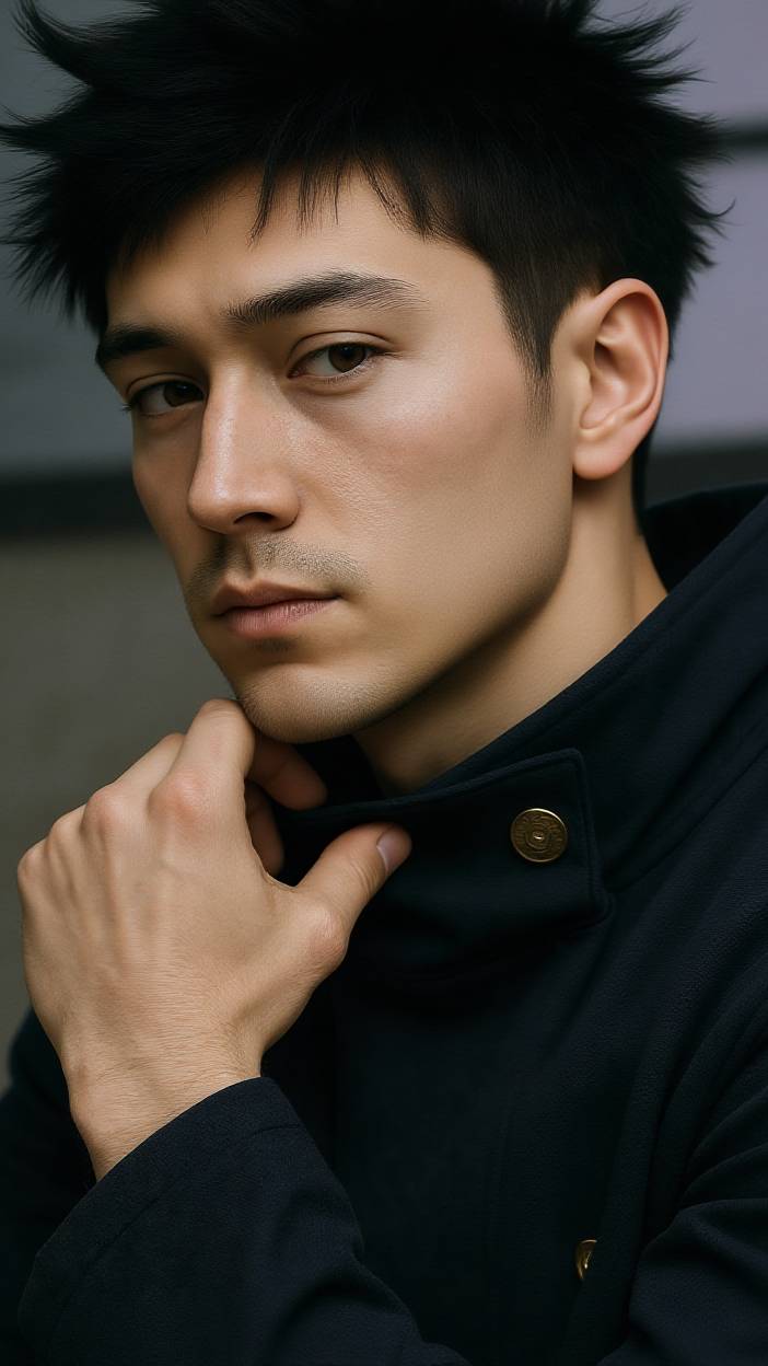 Адаптация персонажей магической битвы через ИИ 2. #магичсекаябитва  #аниме #anime #jjk #shorts