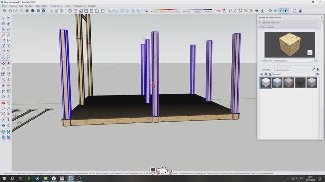 №1 Сборный дом без гвоздей
