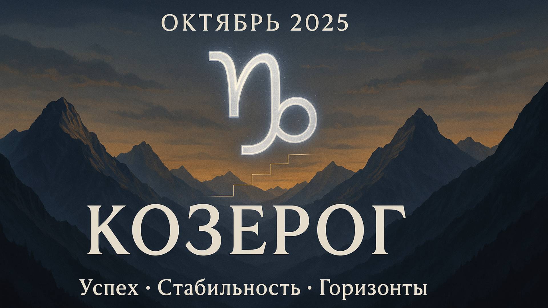 Козерог — Гороскоп на октябрь 2025 | Успех, стабильность и новые горизонты