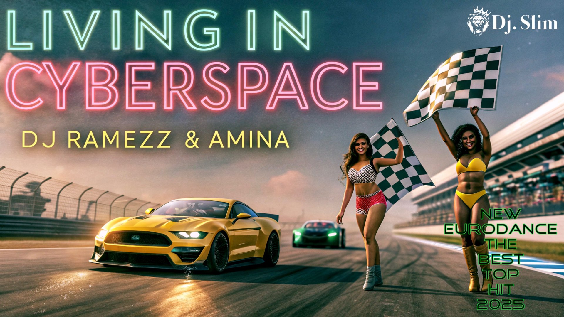 Dj Ramezz & Amina - Living In Cyberspace. 🎵 Dj. Slim - New Eurodance / The Best Top Hit 2025 🎵