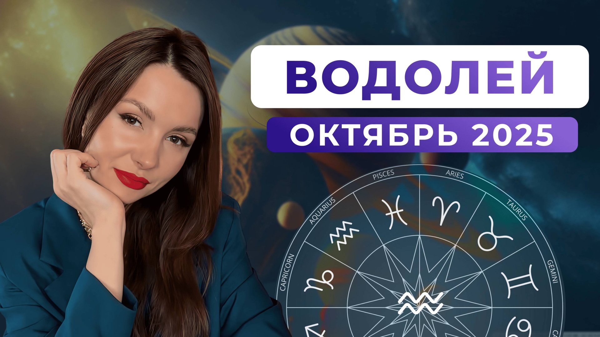ВОДОЛЕЙ - астрологический прогноз на ОКТЯБРЬ 2025 года