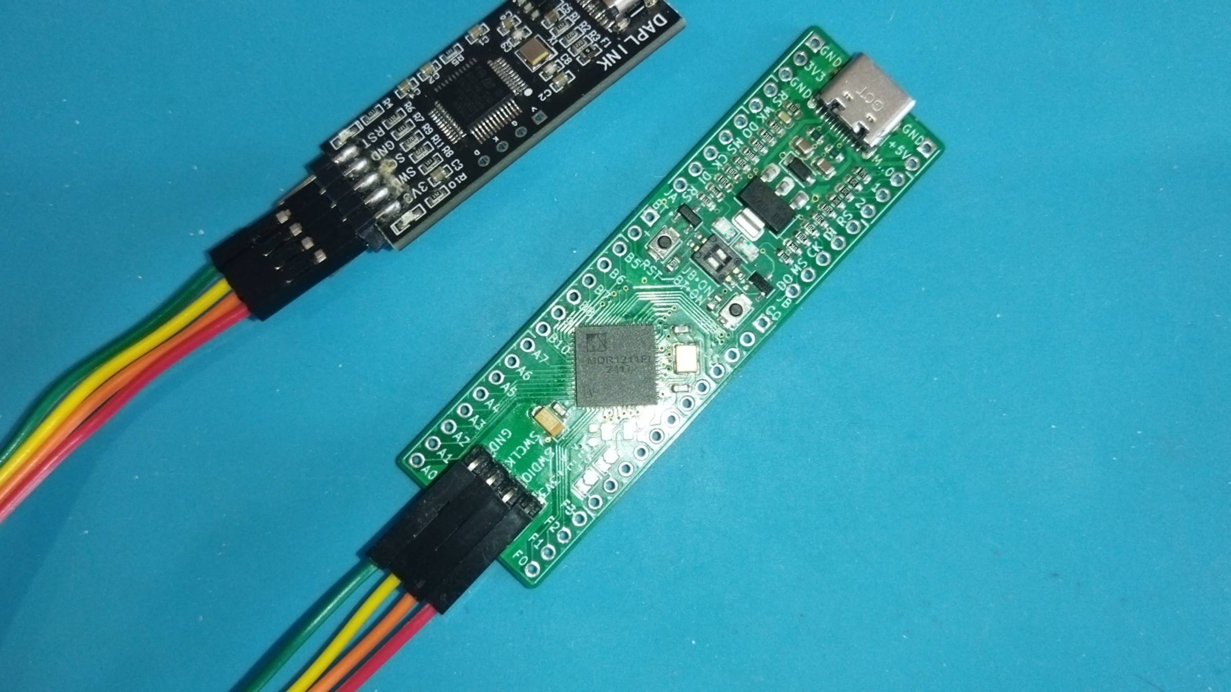 Плата с МК от Миландр К1986ВЕ92FI (MDR1211FI) | краткий обзор