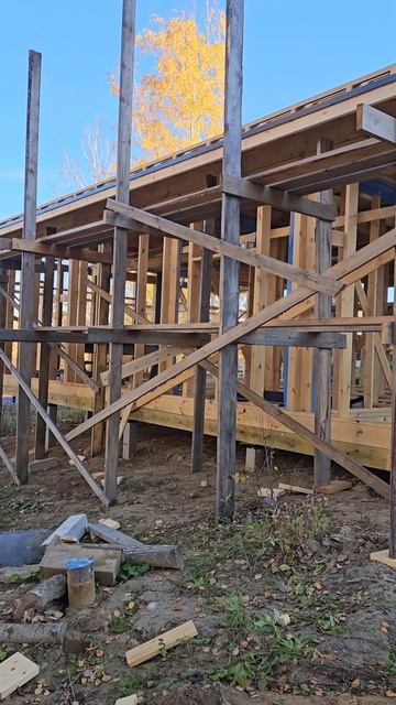 #11 Строительные леса - оборудование для монтажных работ #каркасныйдомподключ.