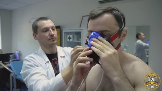 Активность мышц и потребление кислорода на велотренажере