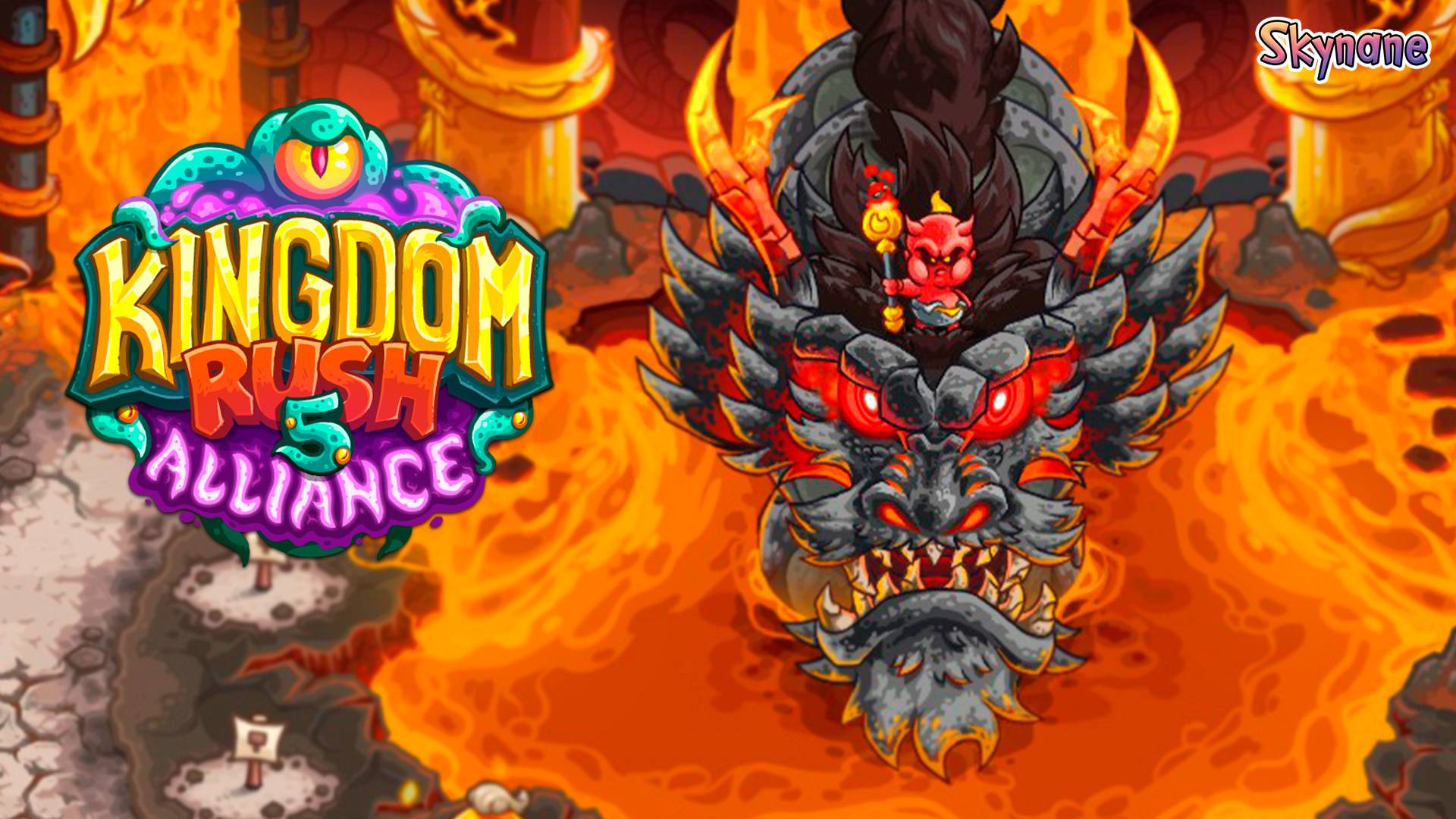 ГИГАНТСКИЙ ОГНЕННЫЙ ДРАКОН| Kingdom rush 5 Alliance [30] Новое дополнение