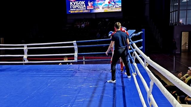 Тимаев Руслан+Косолапов Максим-Тайский бокс-Финал-Кубок Города-(21-сентября 2025)-Сахалин