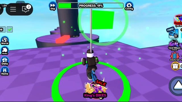 обби на велосипеде 1 часть.