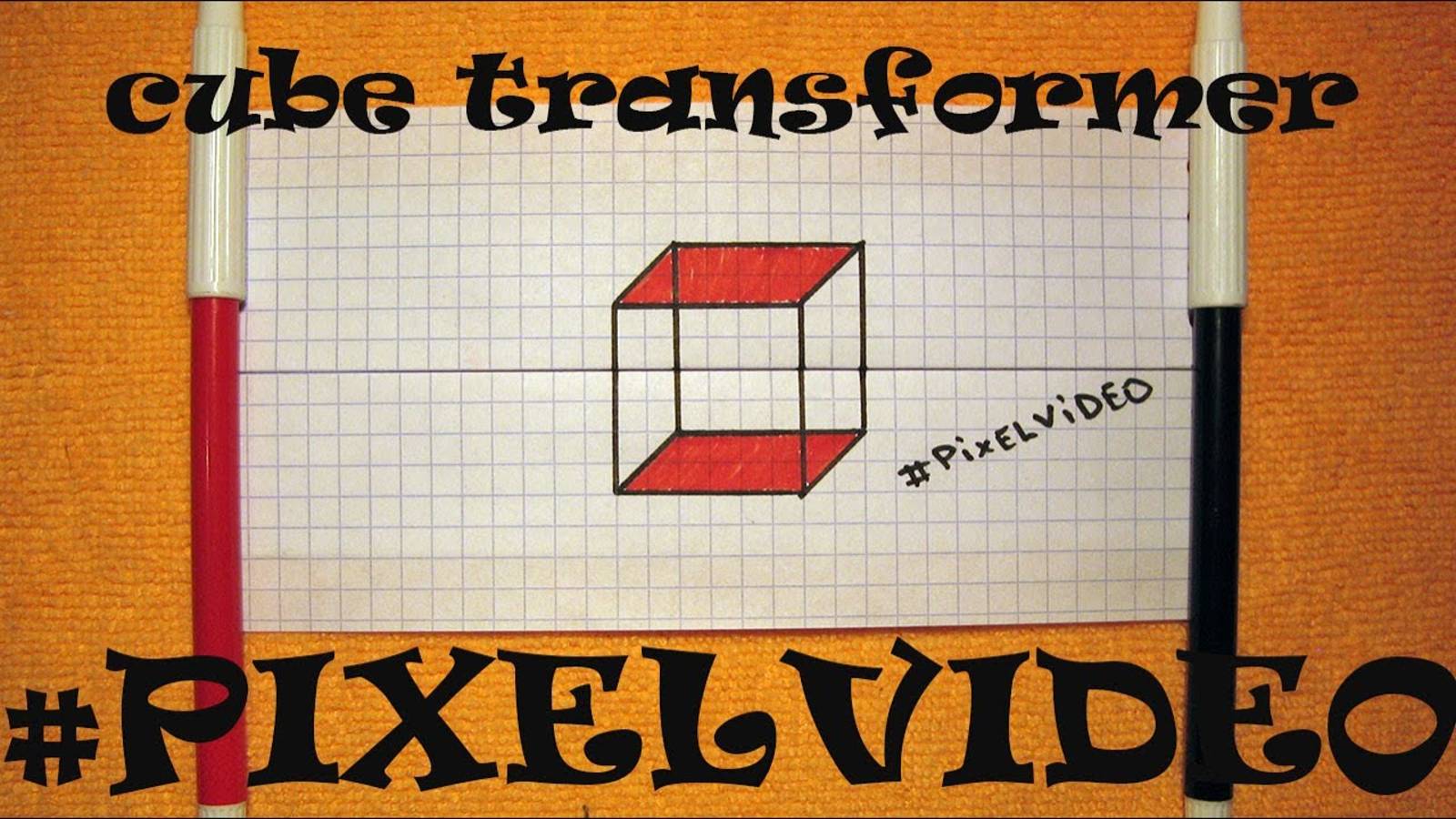 РиСуЕм По КлЕтОчКаМ 3д ФиГуРа #pixelvideo3d