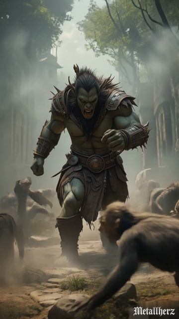 Орки против Бандерлогов - Rammstein style - Industrial Metal - 4K video