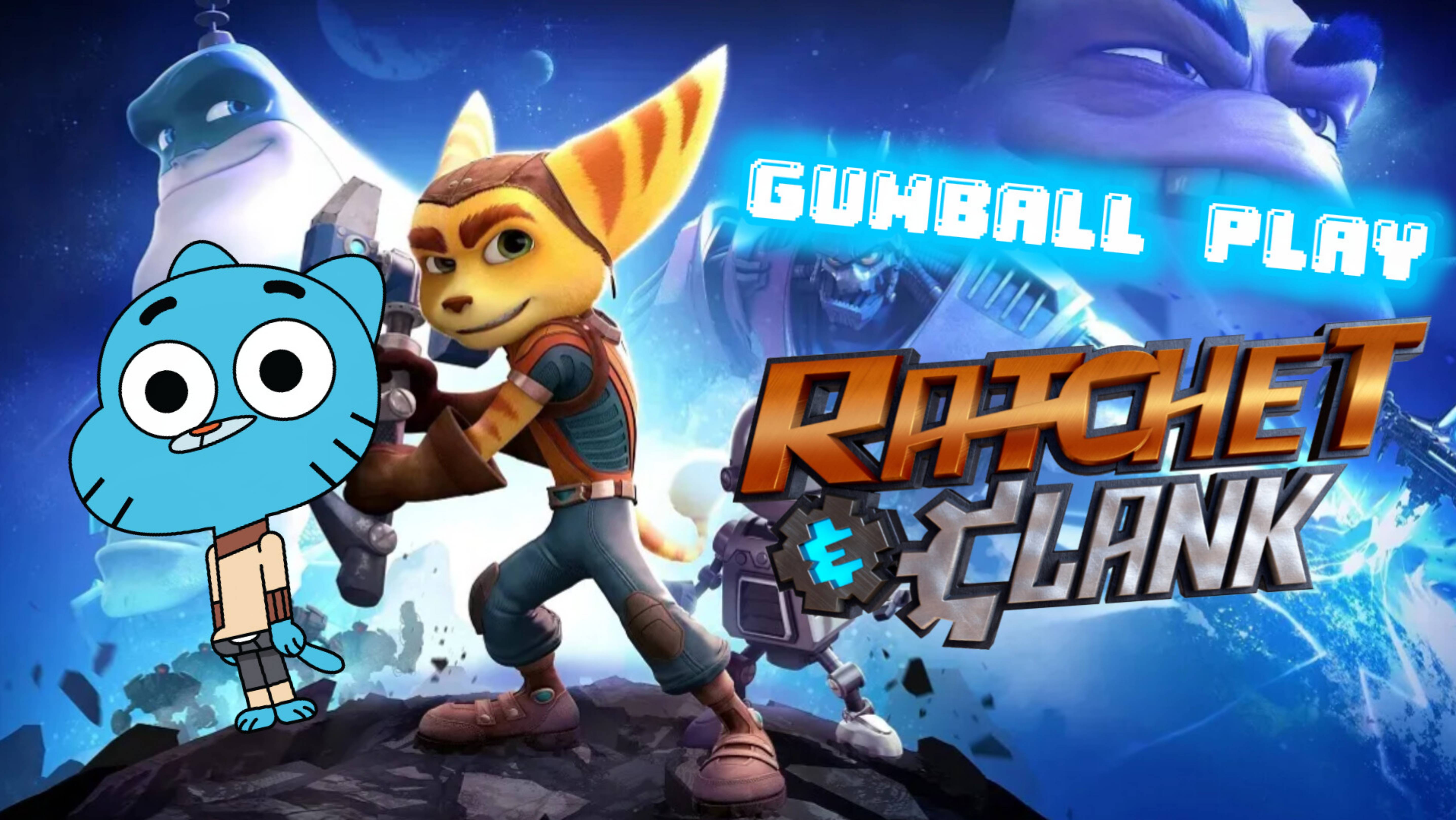 Gumball Plays Ratchet And Clank #ratchetandclank #gumball #gumballplay #theawesogumball