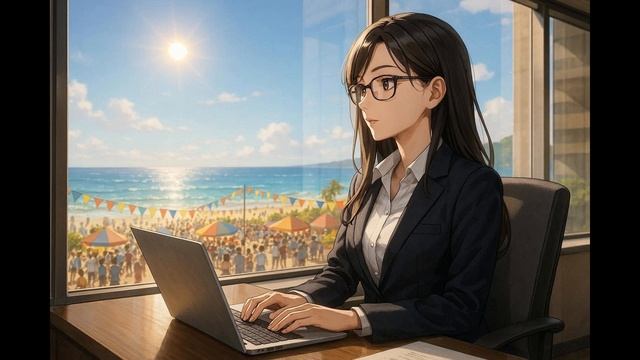 Stupid Work - Synthwave Song-