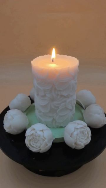 Свечи ручной работы. Интерьерные свечи.