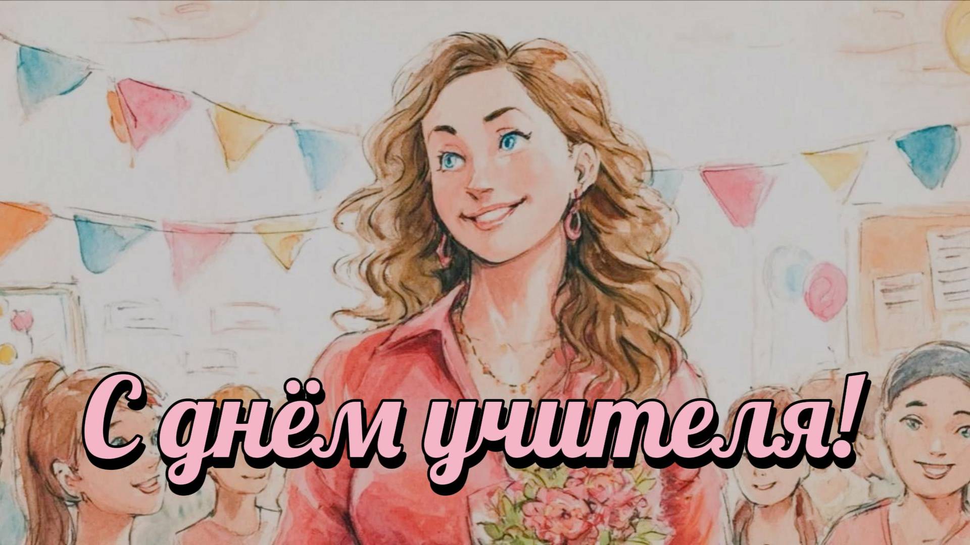 С днём учителя! Самое лучшее, красивое и трогательное поздравление с Днём учителя!