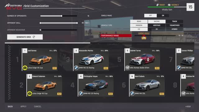 Assetto Corsa EVO. Red Bull Ring (GP) с ботами.