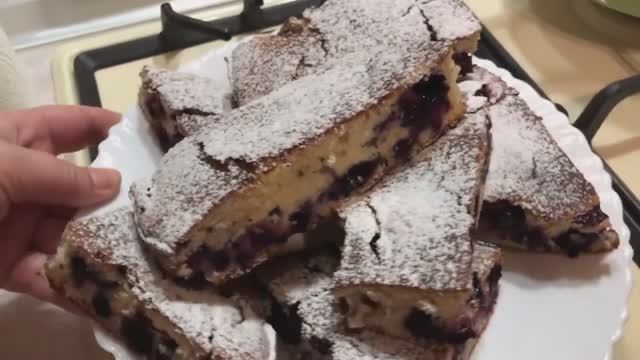 Виноградный пирог - быстро ,вкусно .(25.09.25)