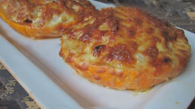 Тыква фаршированная запеченная с мясом и овощами
