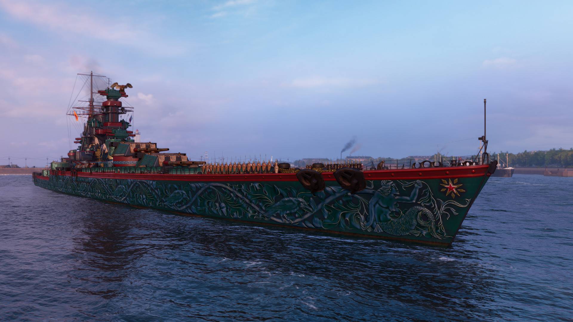 Мир кораблей. Случайный бой №14.