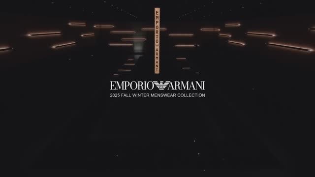 Показ мужской коллекции Emporio Armani осень-зима 2025-2026