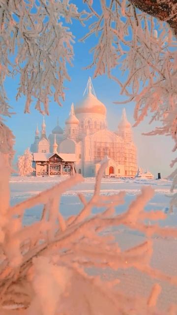 Белогорский монастырь, Пермский край. Россия. Зима! ❤️❄️